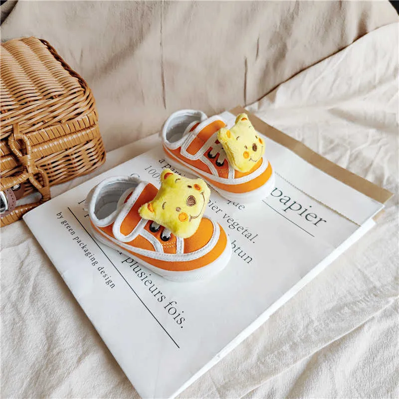 Cartoon Canvas Shoes: Spring Style for Kids & Adults, Soft Sole Velcro ...