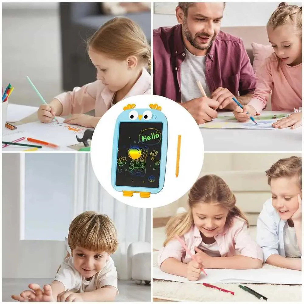 12 LCD Writing Tablet for Kids - Cartoon Animal Design, Electronic ...