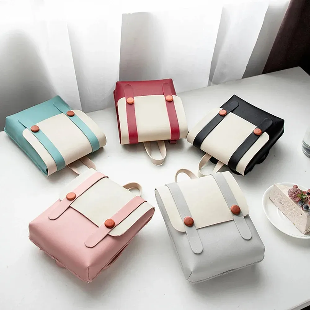 Mini Backpack Purse: Waterproof PU Leather Small Shoulder Bag for Women ...