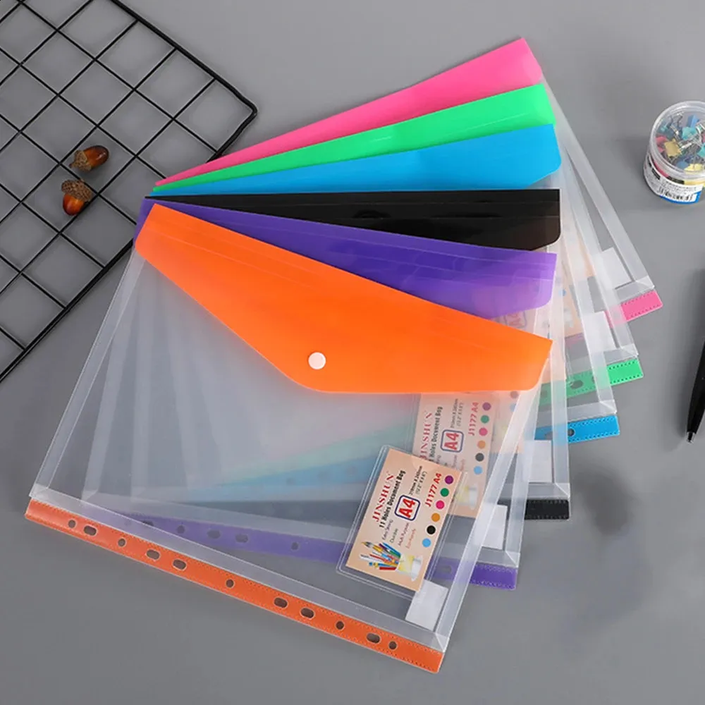 A4 Expandable Folders With Pockets: Clear File Organizer Binder For ...