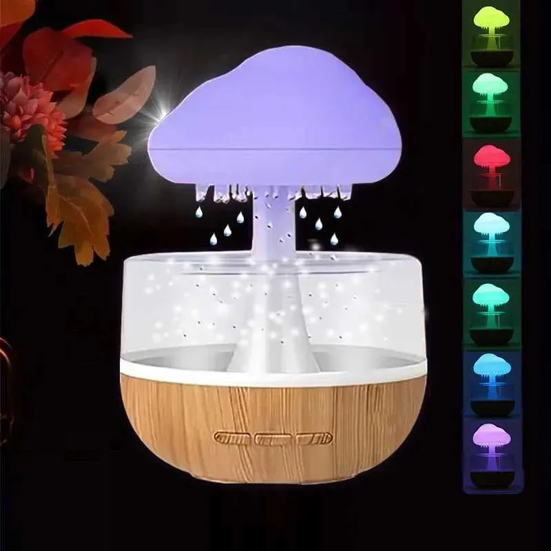 Mushroom Rain Humidifier & Aroma Diffuser: Electric Aromatherapy with ...