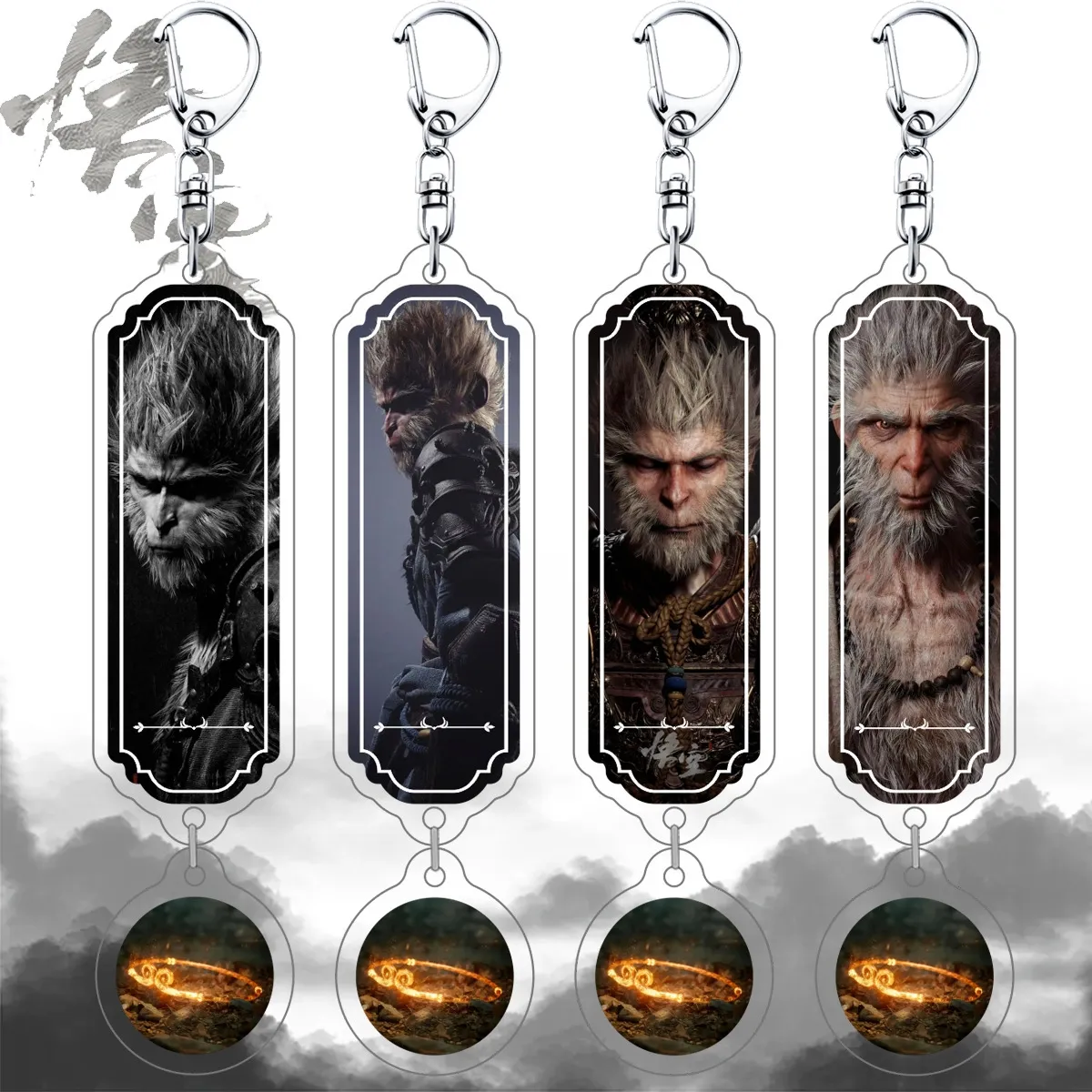 Wholesale Handcrafted Black Myth Sun Wukong Eddie Munson Keychain ...
