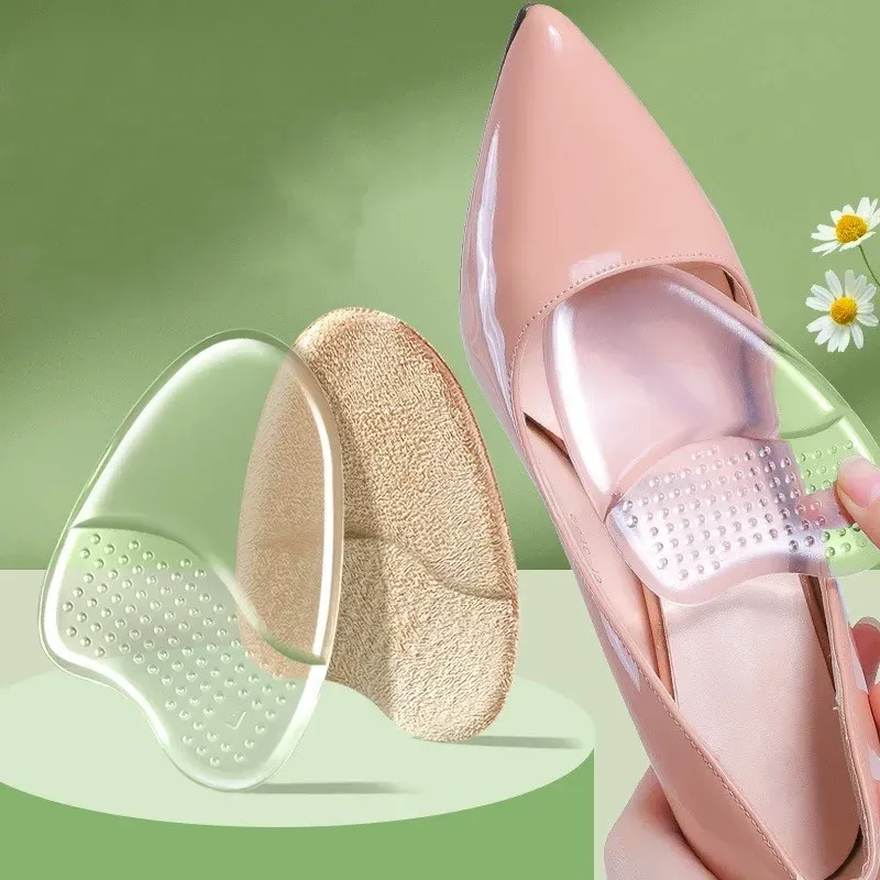 Gel Forefoot Cushions - High Heel Inserts for Women, Anti-Slip Shoe ...