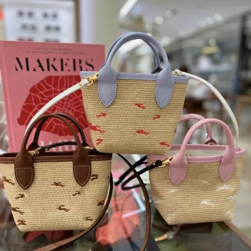 Totes Embroidery Mini Grass Woven Bag Vegetable... From Rightnk, $11.57 ...