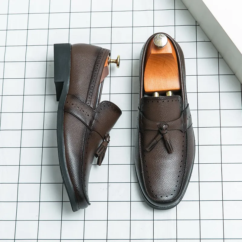 Premium Mens Leather Loafers: Classic Style, All-Day Comfort. Shop Now ...