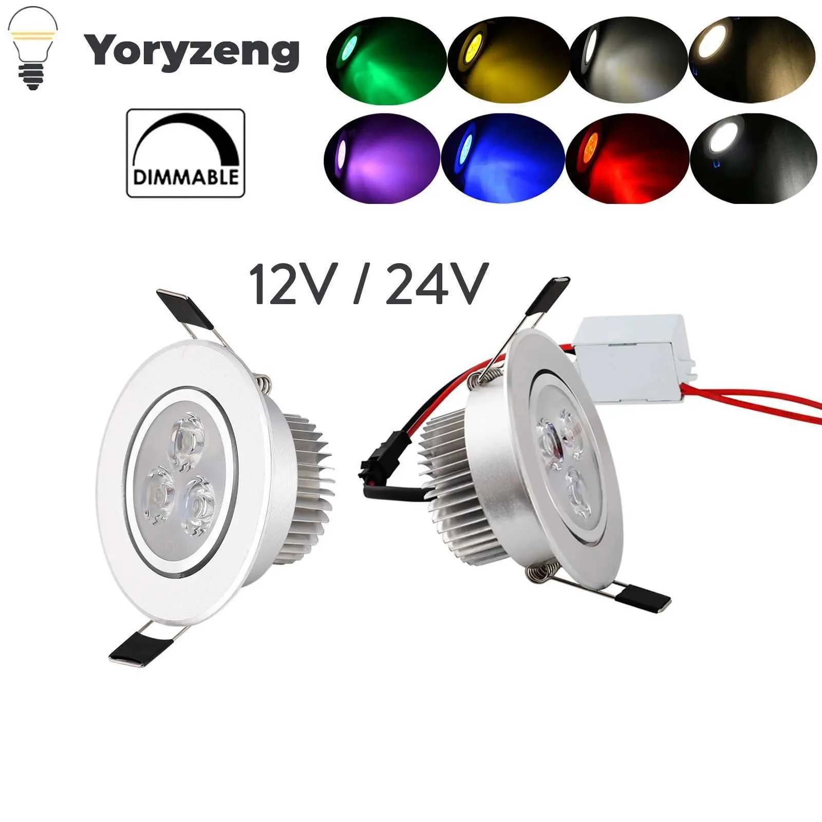 12V 24V Dimmable LED Embedded Tube Spotlight Bulb ... From Casual_love ...