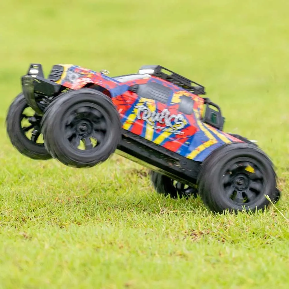 4WD Brushless 80km/H RC Car 1/14 Scale High Speed Racing Truck 2.4G Remote Control 3S 35C Off ...