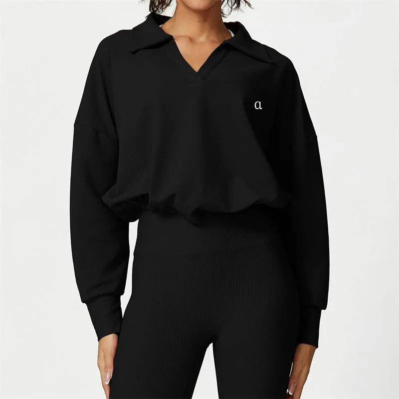 Womens Workout Clothing: Cozy Fleece Workout Pullover Jacket - Shop Now ...