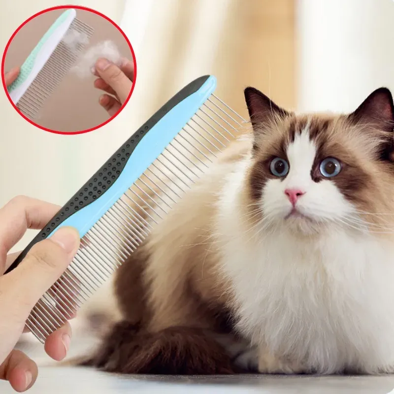 Stainless Steel Cat Brush For Grooming And Pet Care Knot Opening And ...