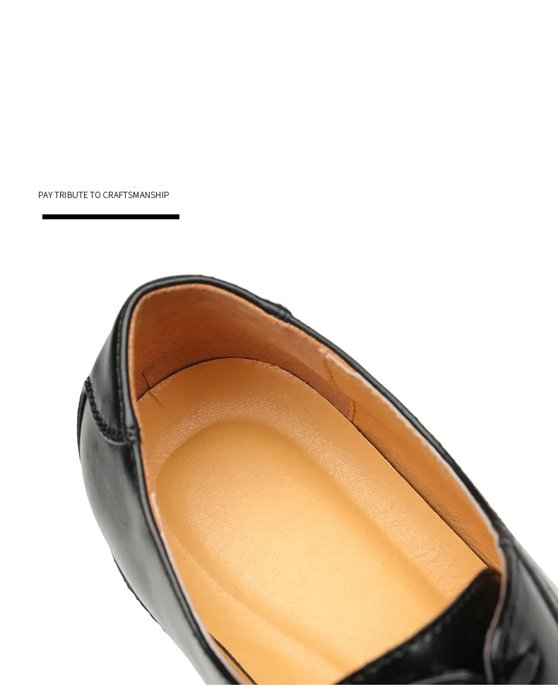 Premium Leather Men's Casual Shoes: Classic Slip-Ons & Lacing Options ...