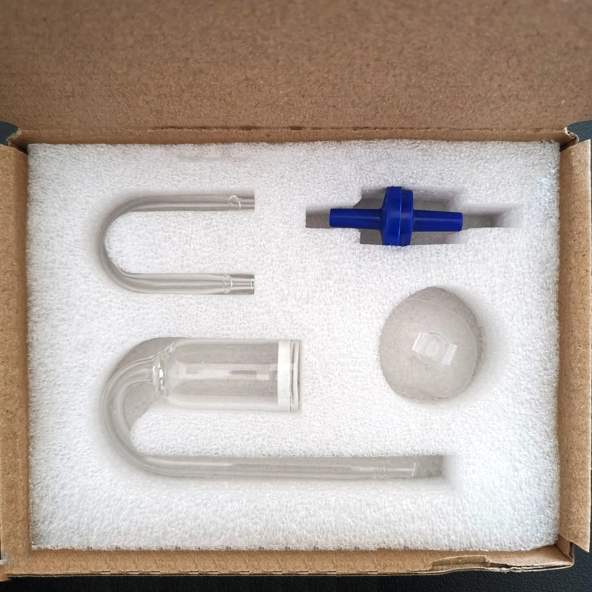 Glass CO2 Diffuser Atomizer Kit with U-Shaped Suction Cup for Aquarium ...