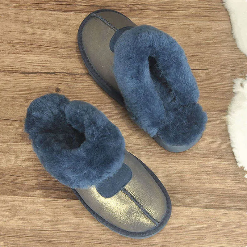 Premium Sheepskin House Slippers for Women - Soft Wool Comfort, Shop ...