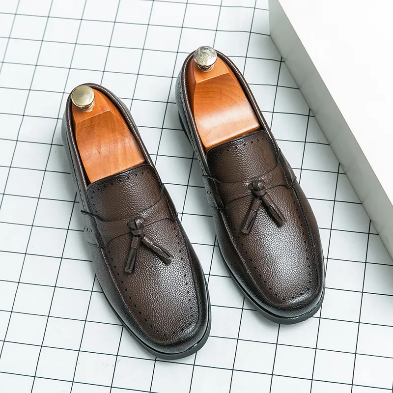 Premium Mens Leather Loafers: Classic Style, All-Day Comfort. Shop Now ...