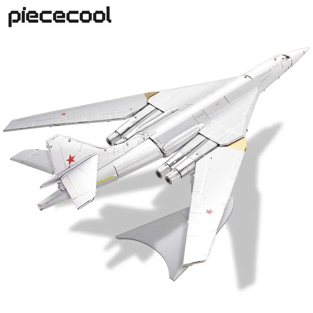 3D Puzzles Metal Aircraft Model Kit Intricate Metal Assembly Puzzle ...