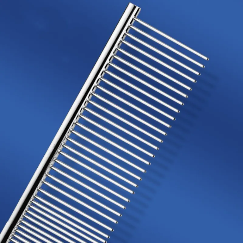 Stainless Steel Cat Brush With Dense Teeth Combs For Grooming, Massage ...