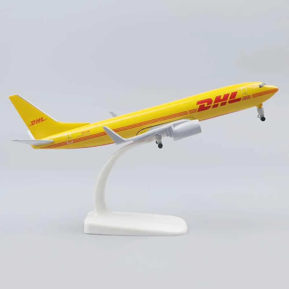 DHL B737 Metal Airplane Model 20cm Alloy Aviation... From Popular ...