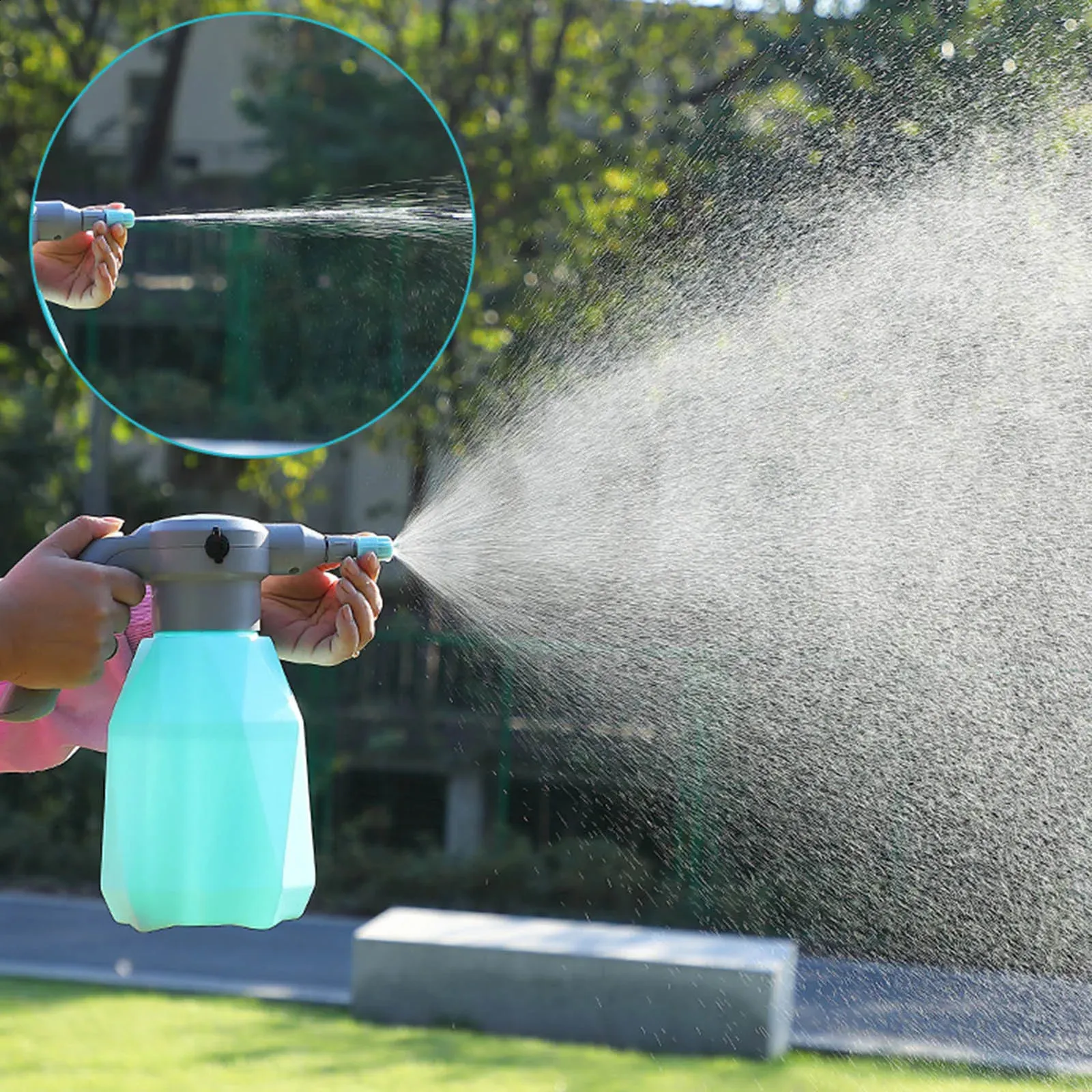 Cordless Electric Plant Sprayer: 2L Handheld Garden Sprayer for Flowers ...