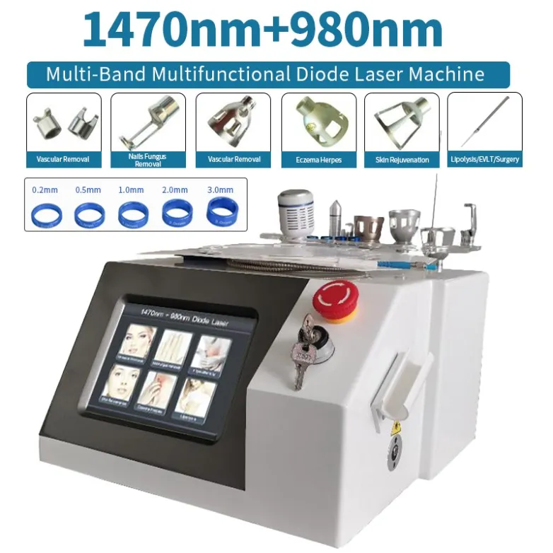 30W Laser Diode For Spider Veins And Vascular Removal Ai 980nm Red ...