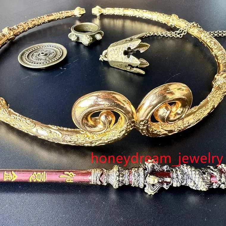 Mythe Noir: Wukong Chinese Game Monkey Designer Designer Ring Collier ...