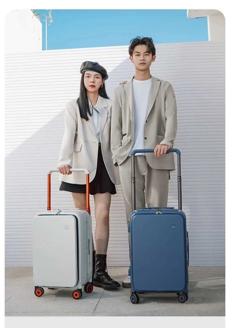 Aluminum Frame Carry-on Suitcase with Wide Handle - 20 Inch Cabin ...