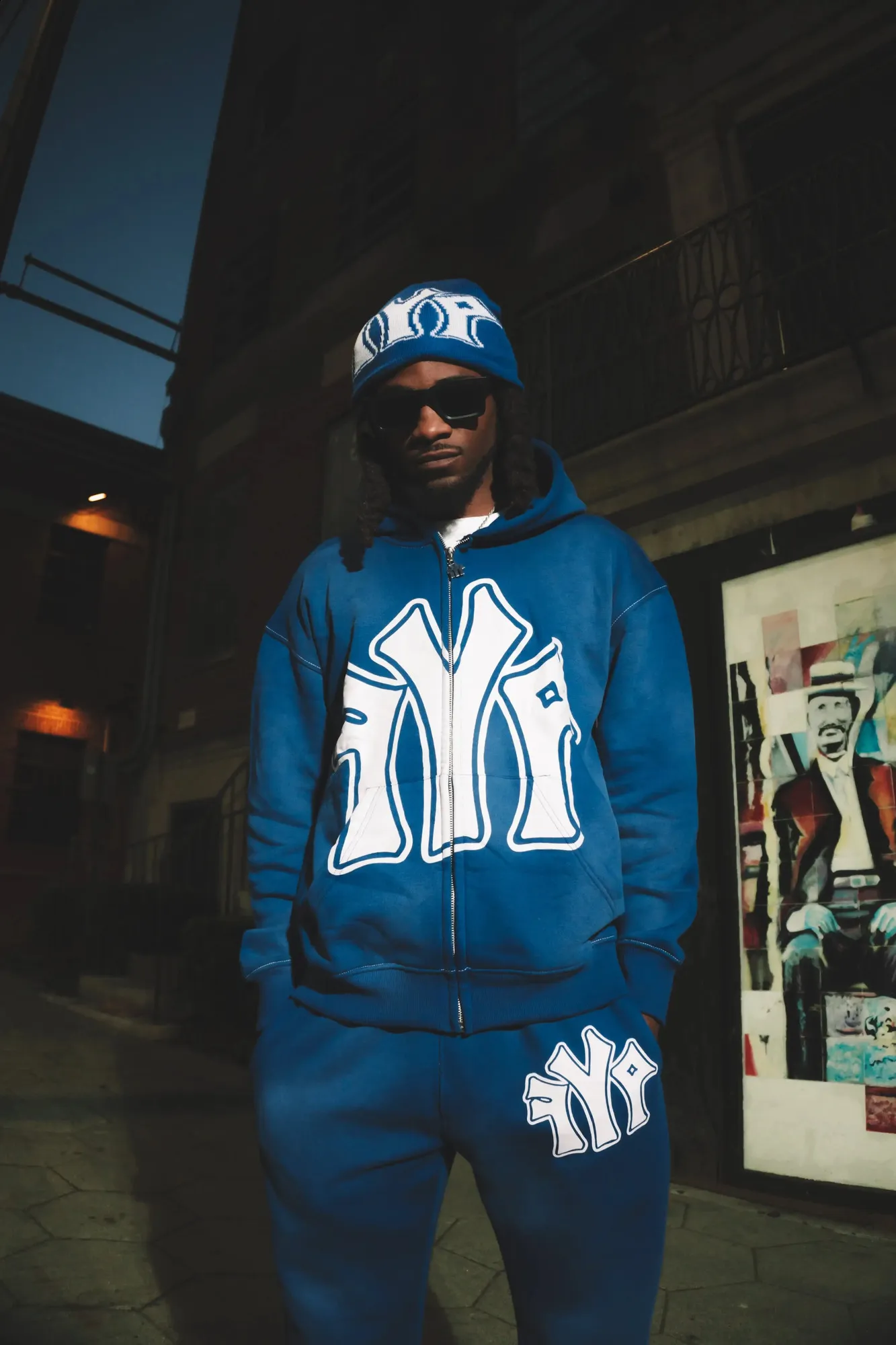 Y2K Tracksuit Men Street Hip Hop Oversized Camo Hoodies Set Retro ...
