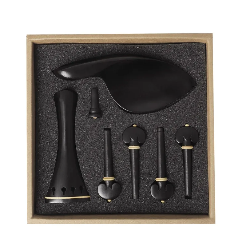Wholesale Ebony violin tuner Set with 4-Tone Pull Strings, Plate, Tail ...