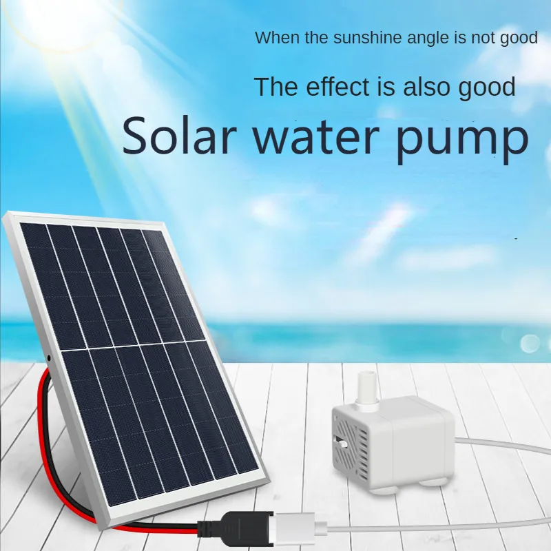 Solar Powered Small Circulation Solar Pool Pump For Fish Ponds And ...