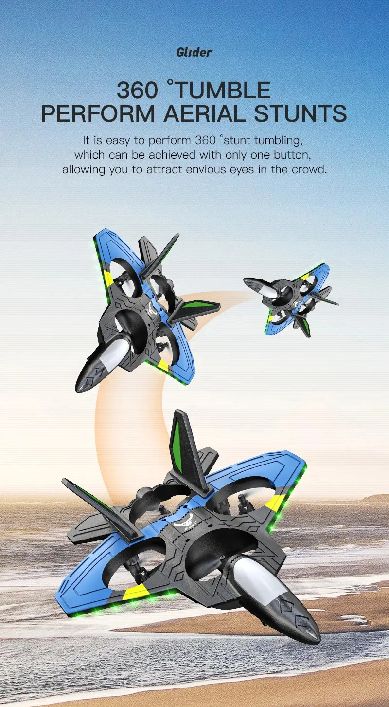 SG100PRO RC Airplane Drone Toy EPP Foam Fixed Wing 4CH Headless Mode ...