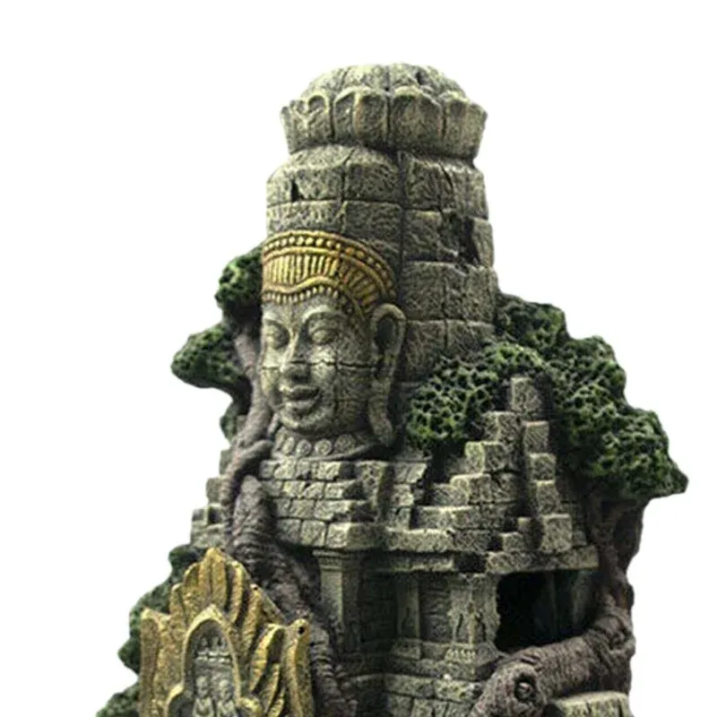 Vietnamese Temple Fish Tank Landscaping Ornament For Aquarium Gothic ...