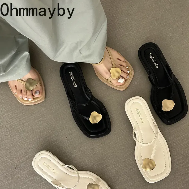 DHgate.com:Elegant Women's Summer Slides - Narrow Band Slip-Ons with ...