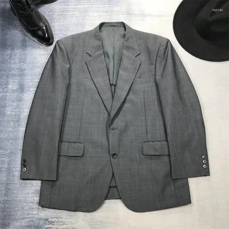 Grey Chequered Suit Jacket: A Symbol Of Class And Sophistication, High ...