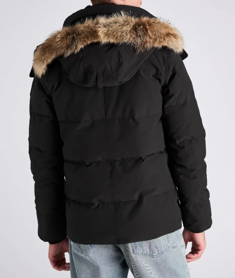 DHgate.com:Winter Fourrure Men Down Jackets Coats Real Coyote Fur ...
