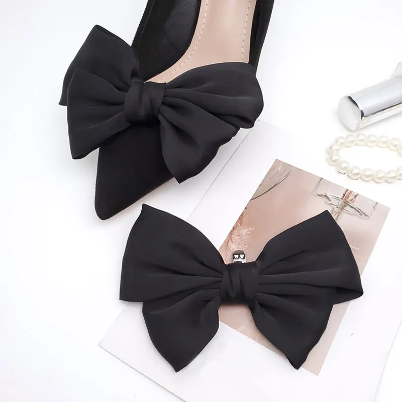 Elegant Bow Shoe Clips: Add Charm to Your Shoes - Sparkling Bowknot ...
