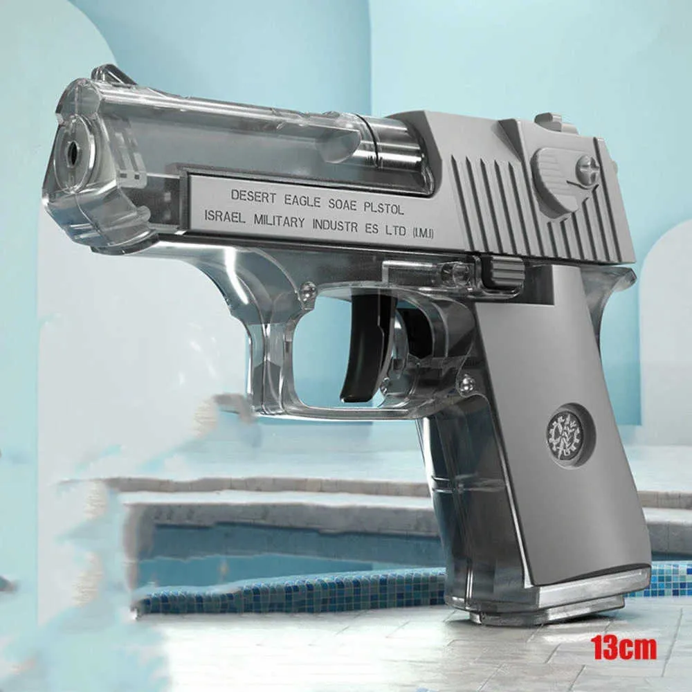 Sand Play Water Fun Small Manual Revolver Pistol Mechanical Continuous ...