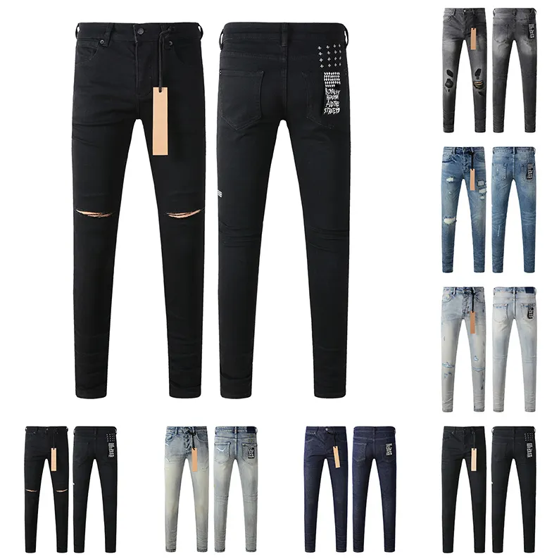 Mens Black Ripped Jeans Slim Fit, Designer Denim... From Yomay, $50.42 ...