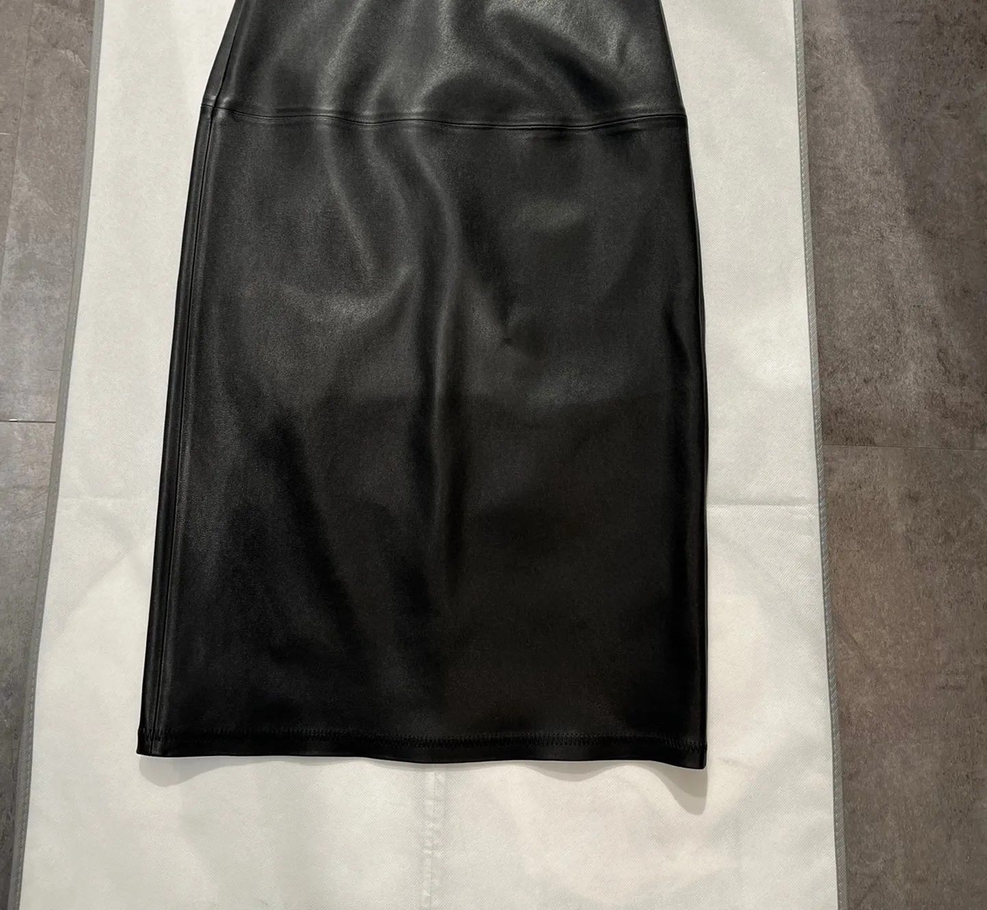 VSE Brand Crocodile Leather Skirt Beauty Head Logo Fashion Designer ...