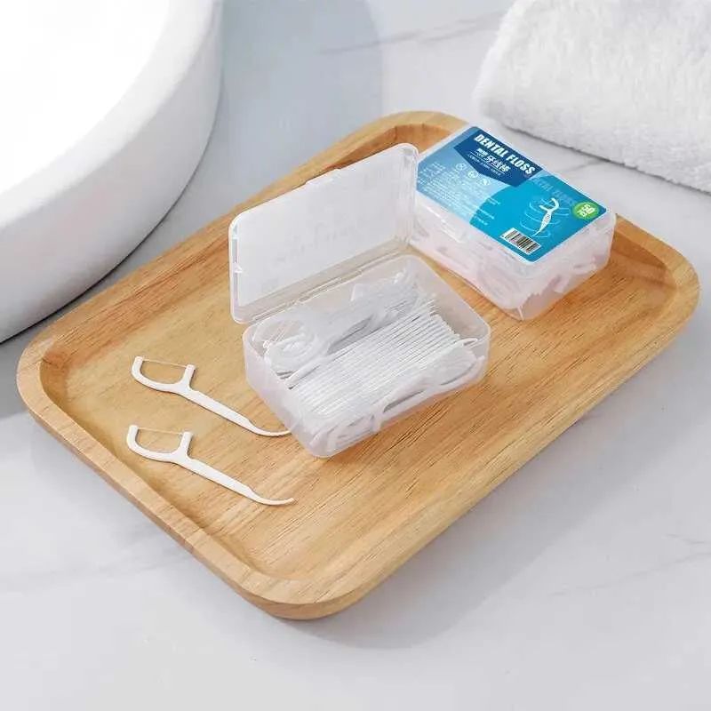 Fine Ultra Wholesale Flat Floss Toothpicks, Portable Household Floss ...