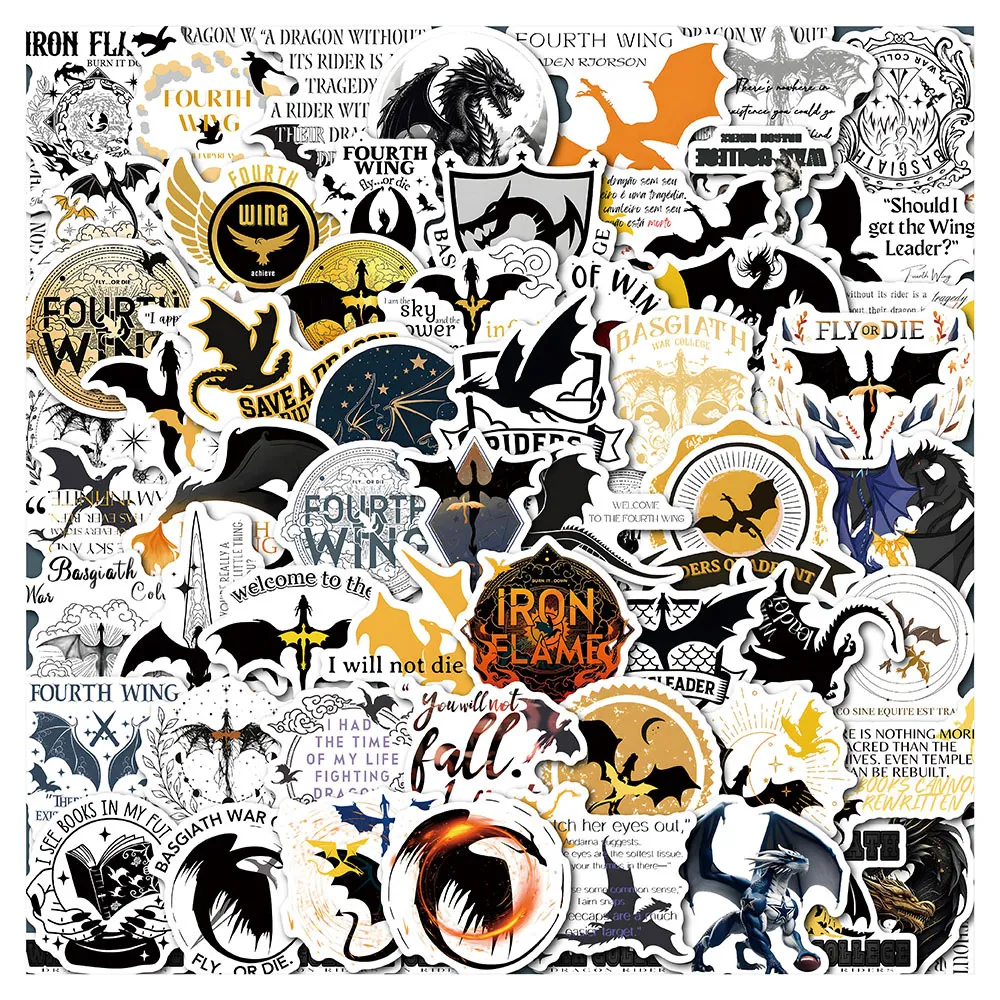 60 Plated 4 Wing Cartoon Laptop Stickers For Car, Laptop, Cell Phone ...