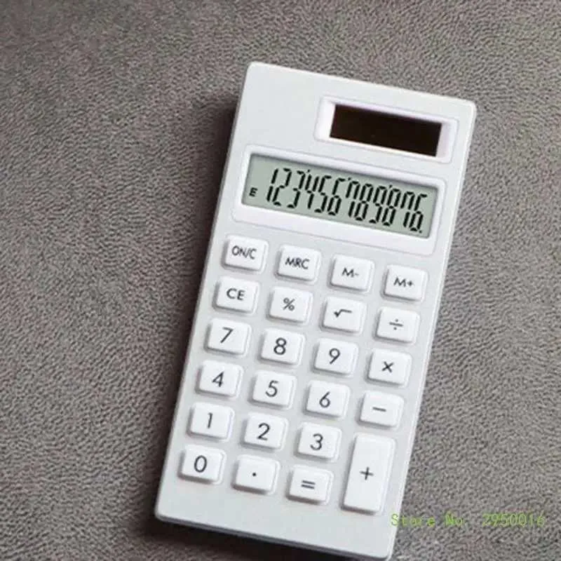 Compact 12 Digit Calculator: Portable Silent Operation, Ideal For ...