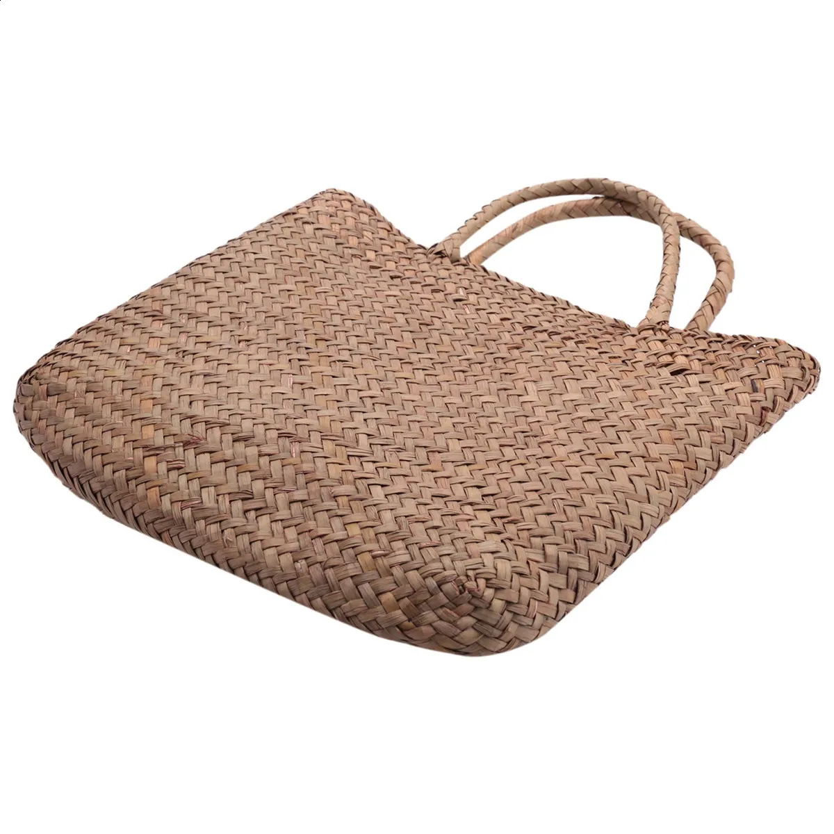 Handmade Woven Grass Bag Natural Willow Mini Handbag For Lawn & Garden ...