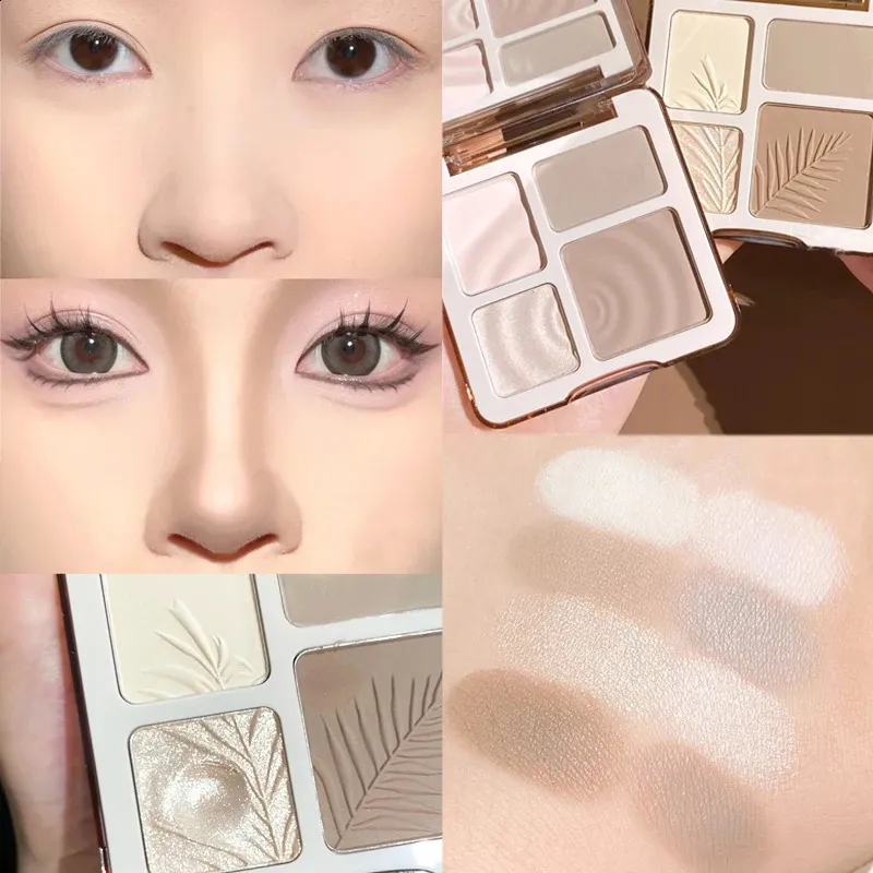 Blush Bronzer And Highlighter Palette Matte Face Palette, Fluorescent ...