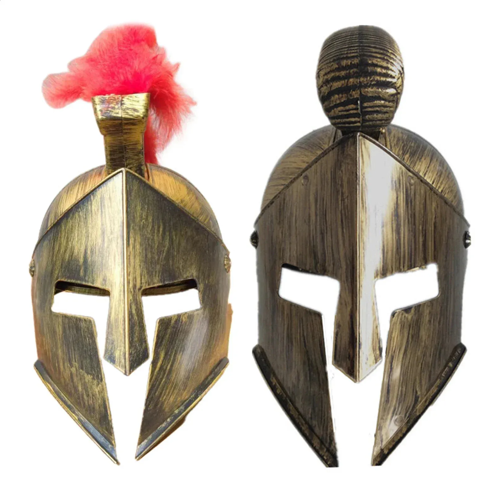 Gladiator Cosplay Knight Helmet: Medieval Warrior Mask Roman Greek ...