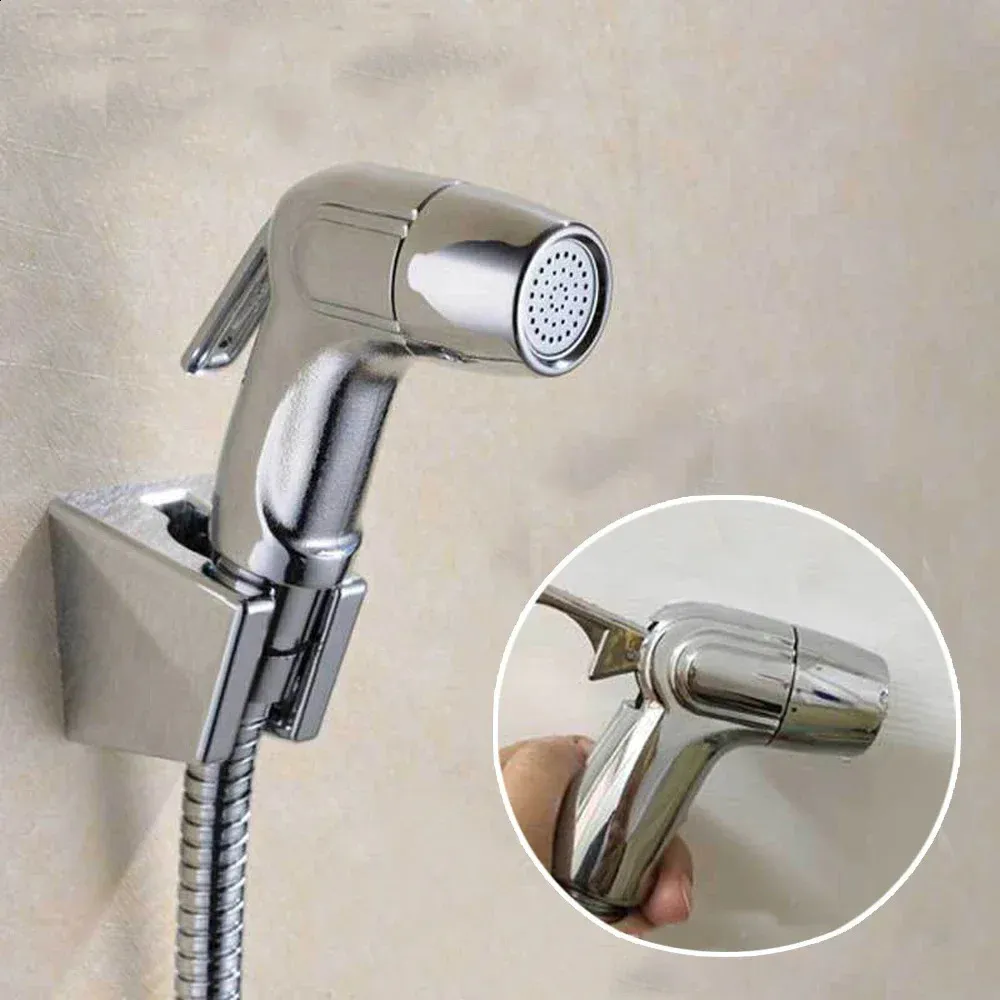 Stainless Steel Handheld Bidet Toilet Sprayer - Portable Shower Head ...