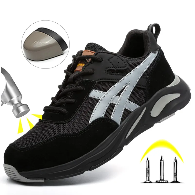 Indestructible Steel Toe Work nb sneakers with Kevlar Anti-Puncture ...