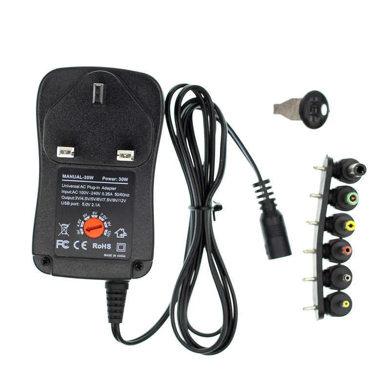 Adjustable Camera Charger With Usb Ac Flat Charging For 4.5V 9V Devices ...