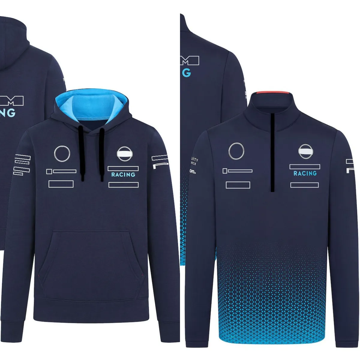 Formula 1 Racing Hoodie: Team 1/4 Zip Midlayer Sweatshirt For Men ...