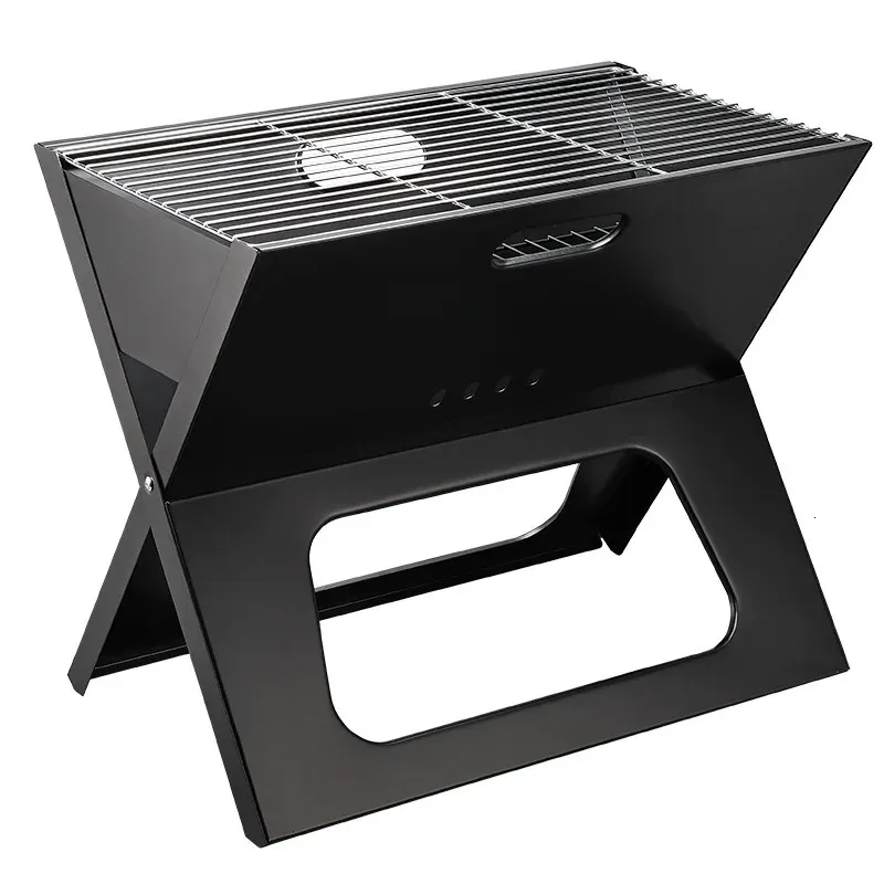 DHgate.com:Large Portable X-Type Charcoal BBQ Grill with Stainless ...