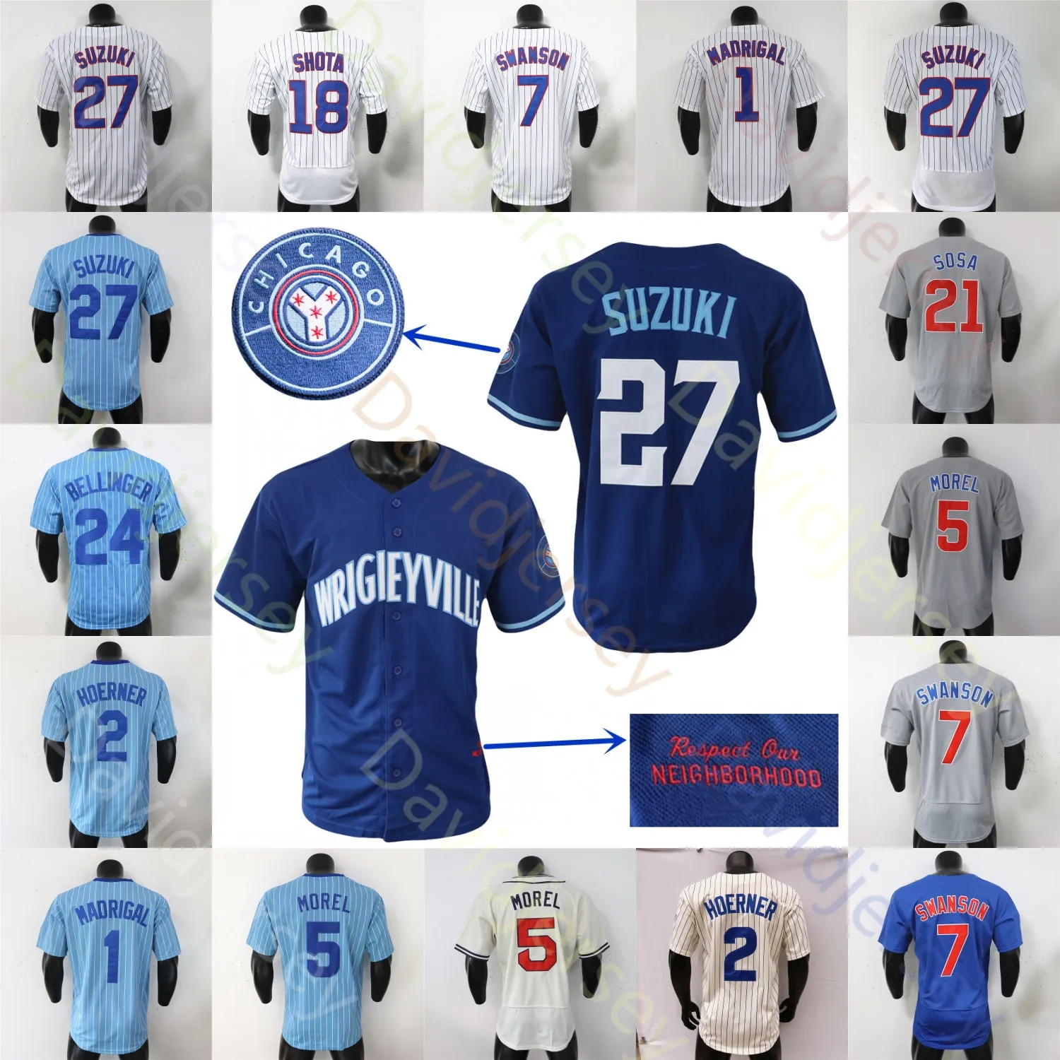 2024 Season Mens Shota Imanaga Baseball Player Uniform Official From Jamesjerseystore, $20.64 ...