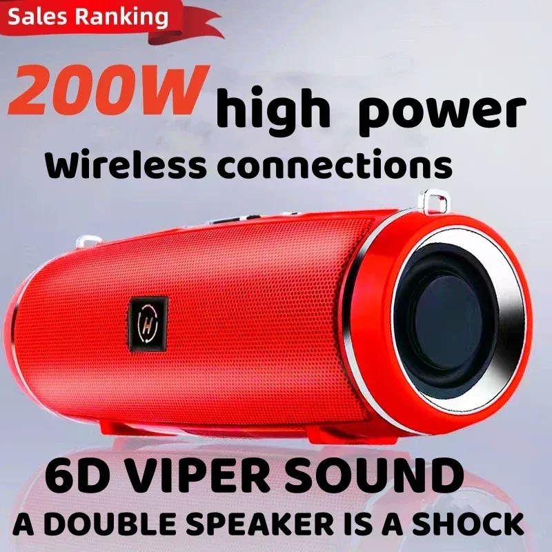 200W Clear Stereo Sound HIFI Column Large Bluetooth Speaker With ...