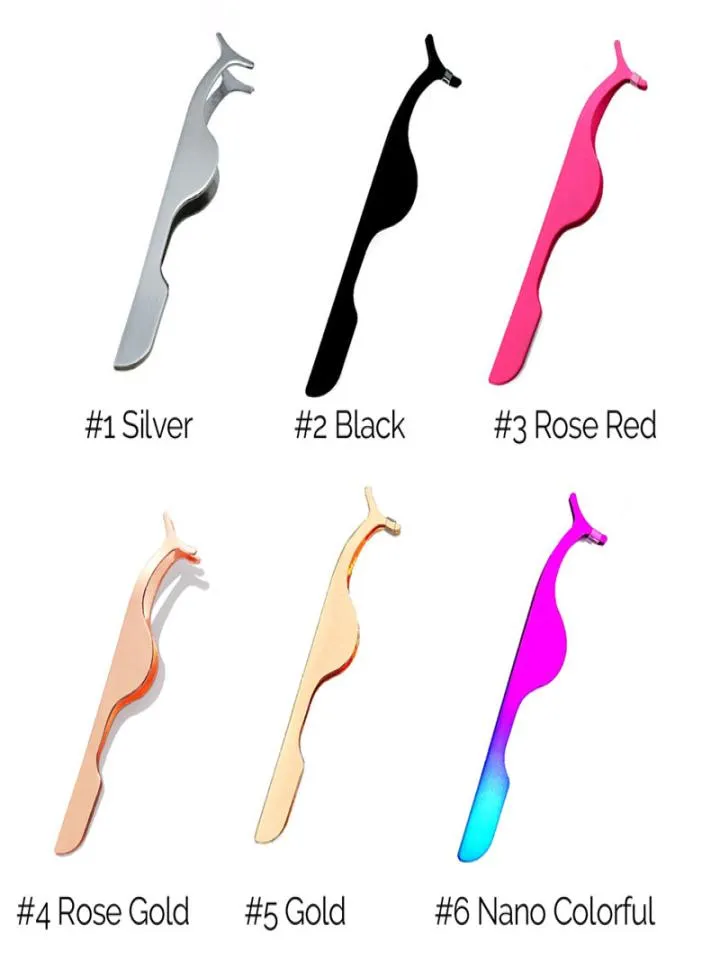 Precision Fake Eyelash Applicator Tool - Stainless Steel Tweezer for ...